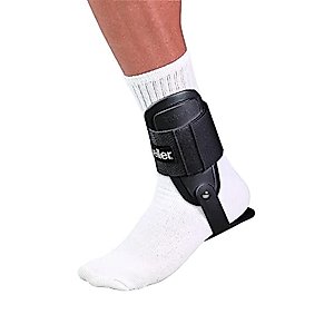 Mueller Sports Medicine Lite Ankle Support Brace, Black, One Size
