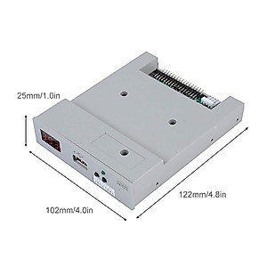 fosa Floppy & Tape Drives SFR1M44-FU USB Floppy Drive Emulator for Embroidery Machine Plug and Play Floppy to USB Converter with 3.5In 1.44MB 34-Pin Floppy Disk Driver Interface