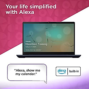 Lenovo IdeaPad 3 14 Laptop, AMD Ryzen 5 5500U, 8GB RAM, 256GB Storage, 14.0" FHD Display, AMD Radeon 7 Graphics, Windows 10 Home, Abyss Blue