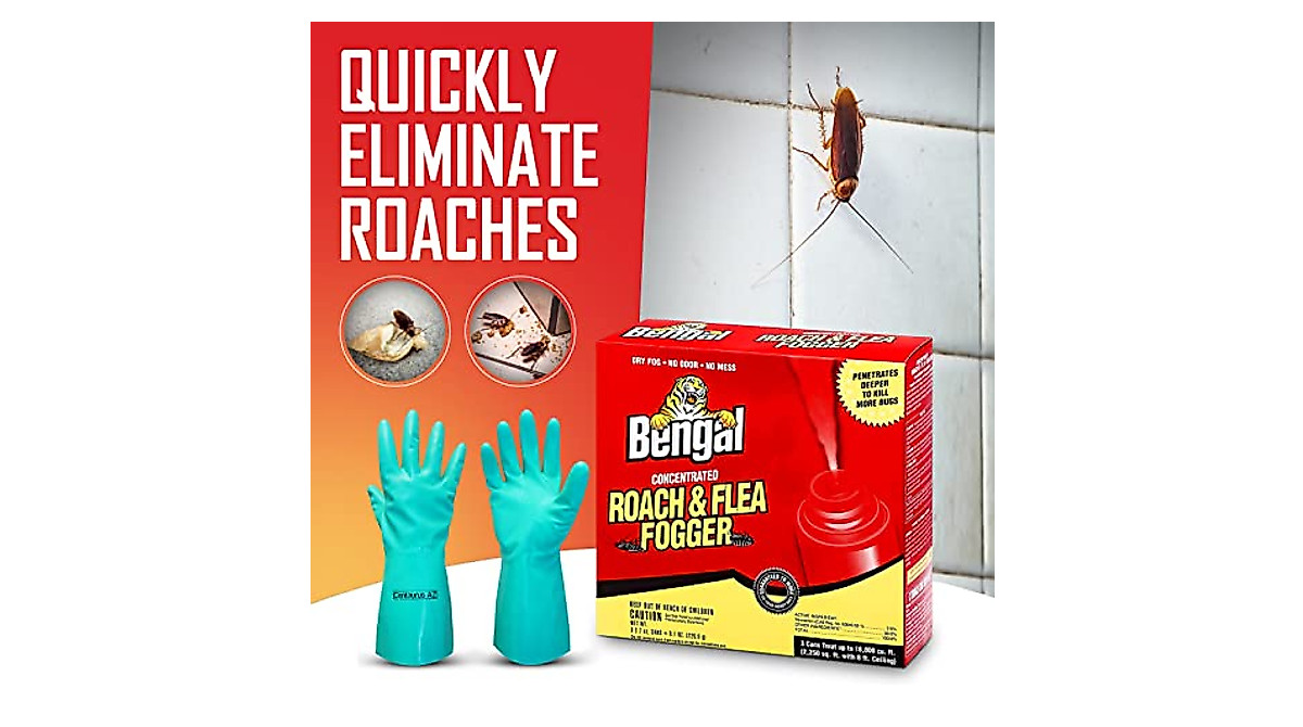 Bengal Roach & Flea Killer - Fast Indoor Pest Control