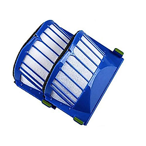 DLD Accessory for iRobot Roomba 600 610 620 630 645 650 655 660 680 500 Series Model 595 Replacement Kit Replenishment iRobot Parts Set Filter Side Brush Bristle Brush Flexible Brush