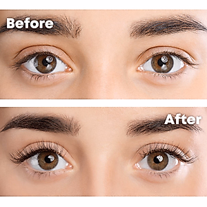 LOVE CINEMA Curling & Voluminous Mascara, Waterproof Mascara, Intense Length, Long-lasting, No Flaking, No Clumping, Smudge-proof Mascara - Black, 0.24 Fl Oz (Gold Package) [Made in Korea]