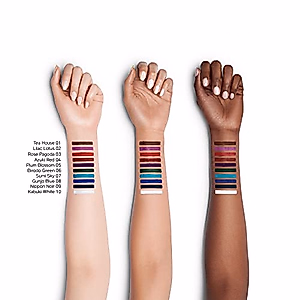 Shiseido Kajal InkArtist, Tea House 01-4-in-1 Liner, Kajal, Eyeshadow & Brow Color - Smudge Resistant, Crease Proof & Waterproof - Includes Detachable Sharpener & Built-In Sponge