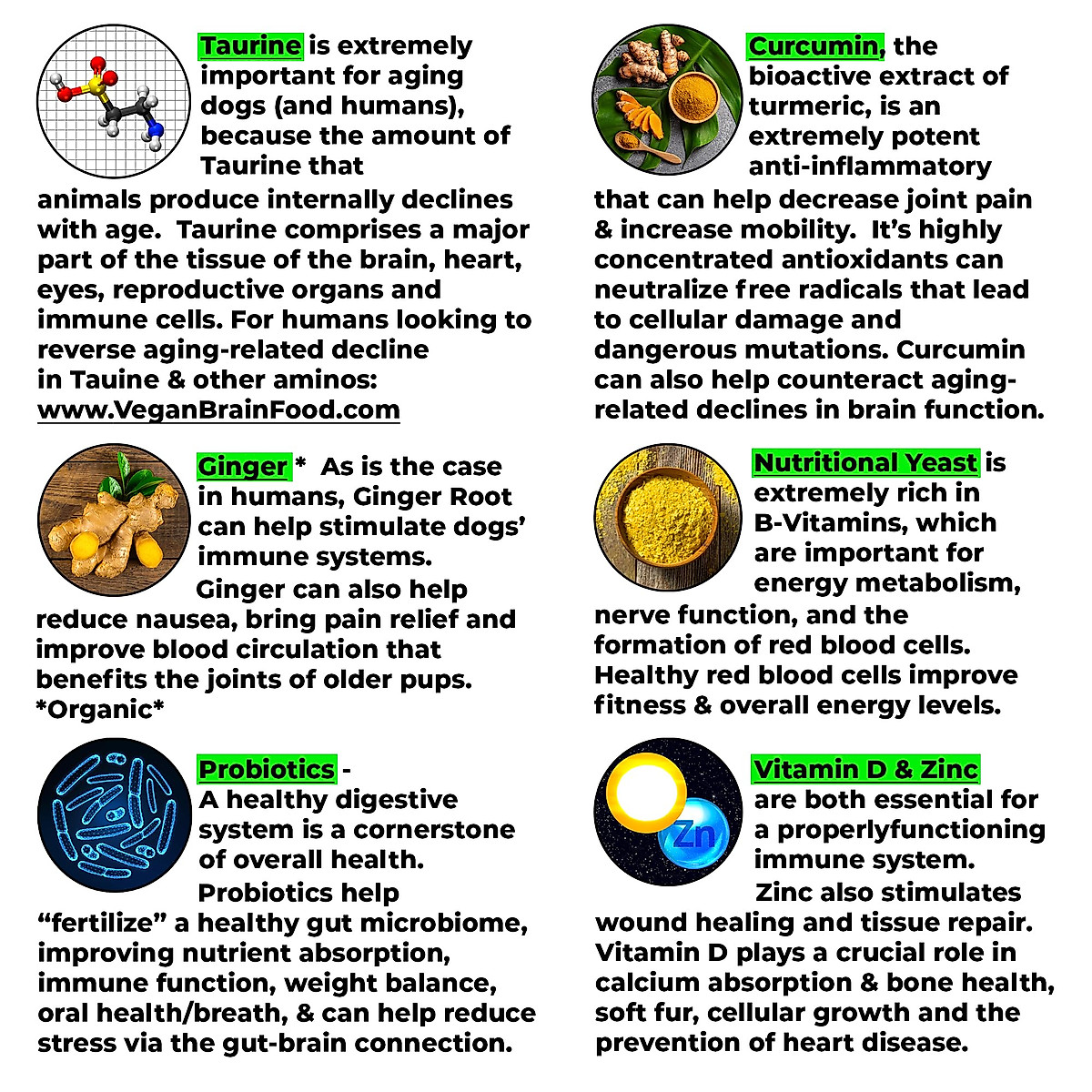 More Dog Days - Anti-Aging & Immune Support | Organic, Human-Grade Ingredients | Medicinal Plants & Mushroom Extracts | Omega 3's, Antioxidants, Probiotics, Vitamins & Minerals | Plant-Based & Vegan