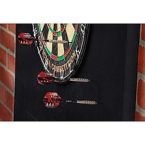 Viper by GLD Products Defender III Extended Length Dartboard Surround Wall Protector, Black, One Size