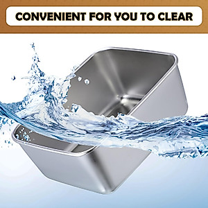 Layhit 10 Set 304 Stainless Steel Food Containers with Lids 20 oz Metal Marinating Snack Containers Box for Lunch, Leftovers, Dishwasher & Freezer Safe