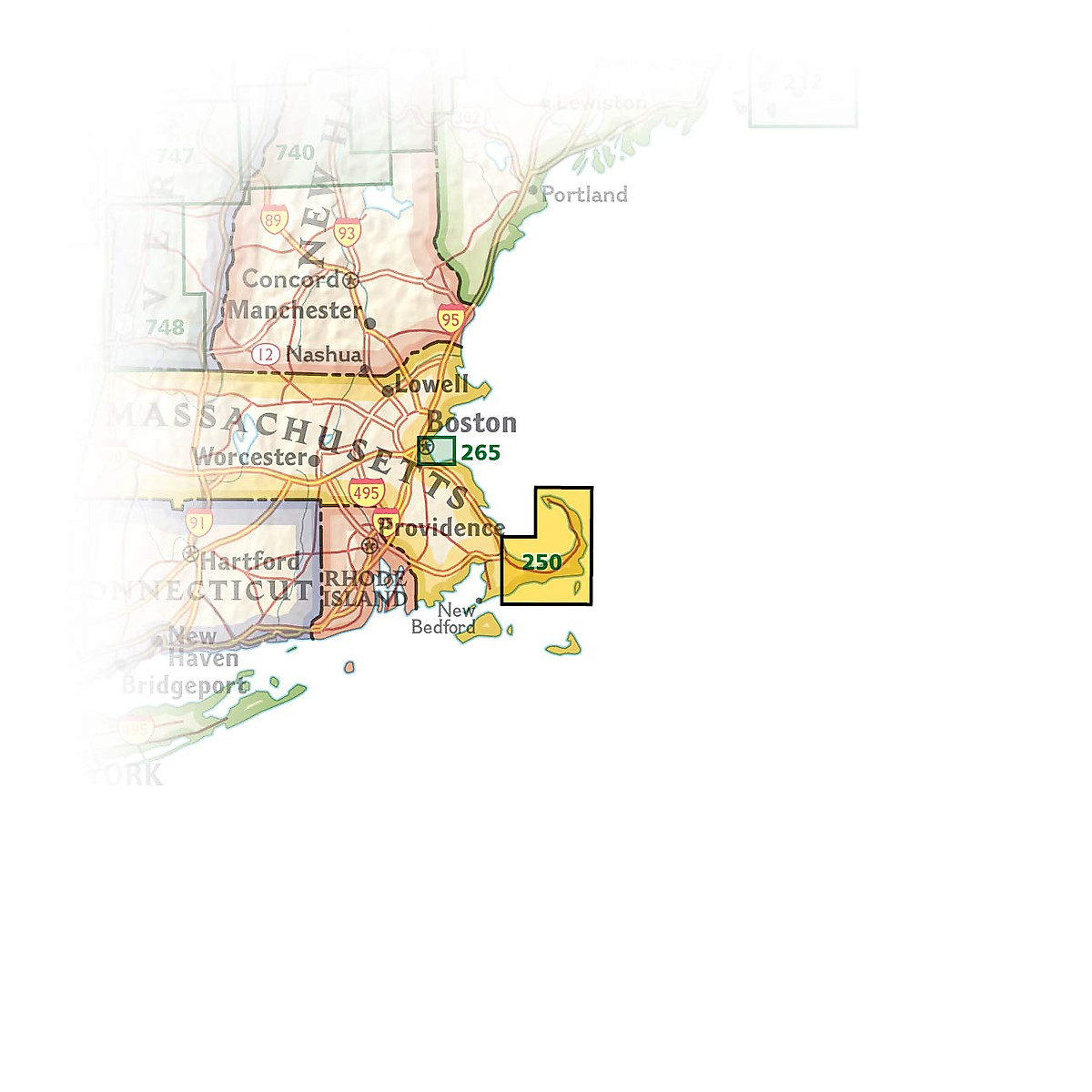 Cape Cod Map (National Geographic Trails Illustrated Map, 250)