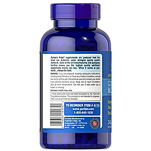 Puritans Pride Glucosamine HCI 680 Mg Capsules, White, Unflavored, 240 Count (Pack of 1)
