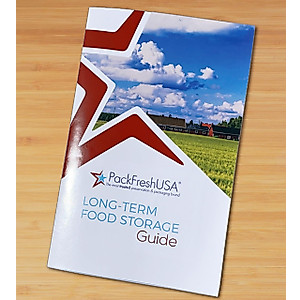 PackFreshUSA: 7 Mil - Pint Seal-Top Stand Up Mylar Bags - 100cc High Capacity Oxygen Absorbers - Heat Seal - Long-Term Food Storage - 100 Pack