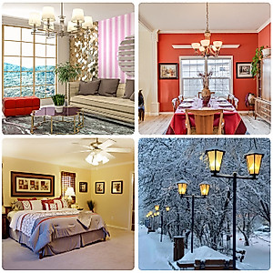 E12 LED bulb,16W candelabra LED light bulb,daylight white 6000K,100 Watt equivalent incandescent light bulbs,ceiling fan light bulbs,LED chandelier bulbs,1500lm LED bulbs,Non-dimmable E12 bulb,4 Pack