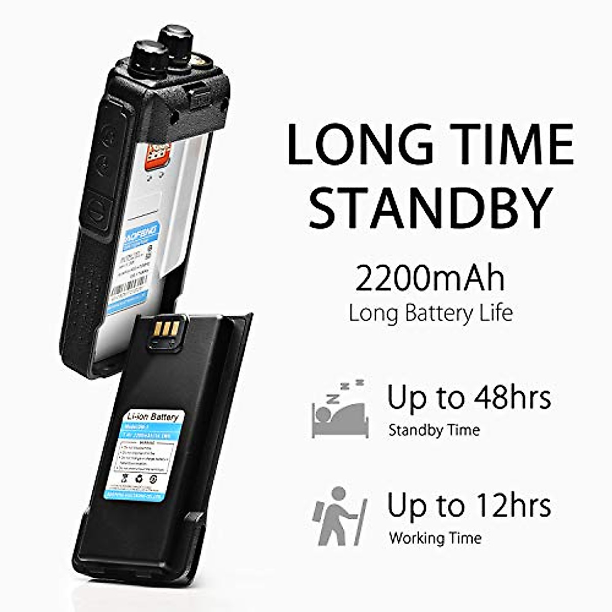 Baofeng DM-1701 Dual Band Dual Time Slot DMR/Analog Two Way Radio, VHF/UHF 3,000 Channels Ham Amateur Radio w/Free Programming Cable, Charger and PTT Earpiece