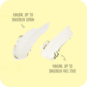 Sun Bum Baby Bum Spf 50 Sunscreen Face Stick and Lotion Mineral Uva/uvb Face and Body Protection for Sensitive Skin Fragrance Free Travel Size