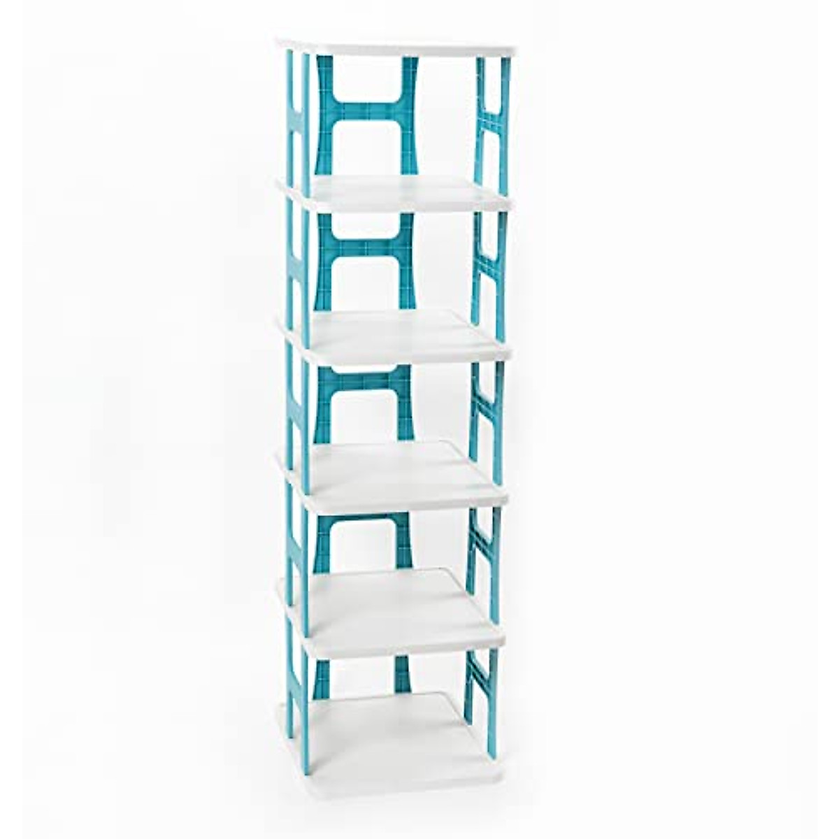 JIARU I Shoe Storage, 6-8-Tier Shoe Rack Organizer Storag ebookshelf, Sturdy Shoes Shelf Storage Cabinet for Entryway Bedroom and Hallway (Orange, Layer 6)