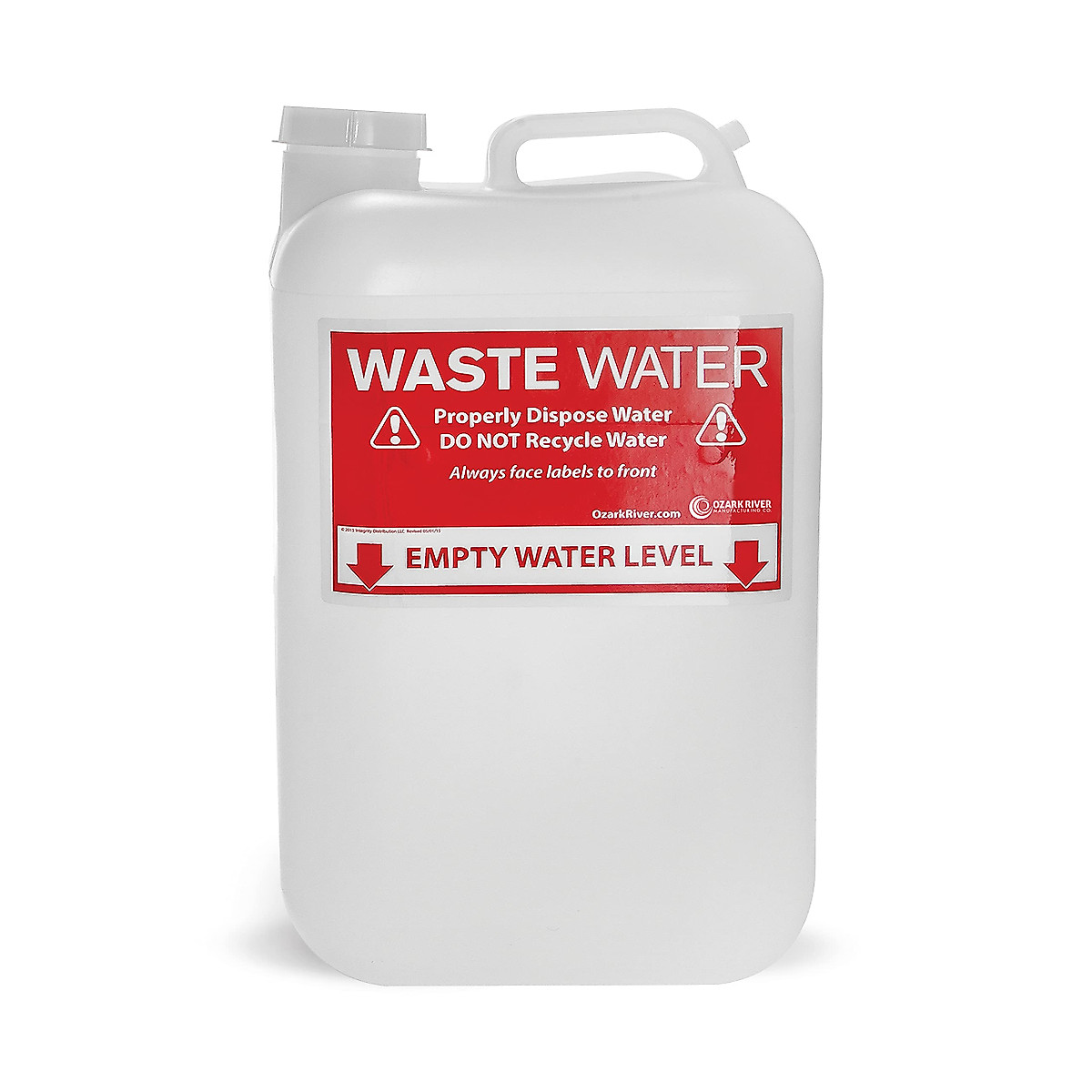 Ozark River Portable Sinks 6 Gallon Waste Water Tank, Ozark River Portable Sink Replacement Tank, Water Containers for Portable Sink, Portable Sink Recovery Tank