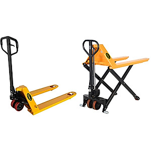 APOLLOLIFT Hand Pallet Jack Truck 5500lbs Capacity(21W x 48L) and Pallet Truck Lift 2200lbs Capacity(21W x 45L)