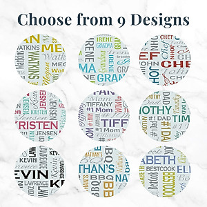 Let's Make Memories Personalized Glass Cutting Board - Durable & Shatter Resistant - Customize Cutting Boards for Your Kitchen with Your Name - 15.25" L x 11.25" W - Gray