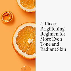 Murad Brighten Trial Kit – Brightening Skin Care Kit - Daily Protection Creams Set with Trial Size Essential-C Cleanser, Essential-C Day Moisture, Vitamin C Serum & Rapid Dark Spot Correcting Cream ($94 Value)