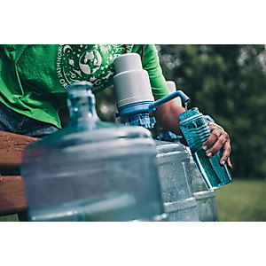 Lavo Home 2 Pack 5 Gallon Plastic Water Bottle Container with Cap & Carrying Handle - BPA Food Grade For Emergency Storage