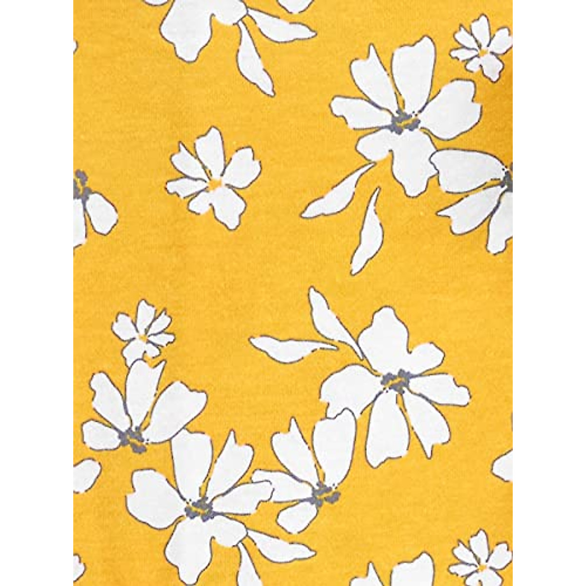 Simple Joys by Carter's Girls' Short-Sleeve Shirts and Tops, Pack of 3, Grey Polka Dot/Pink/Yellow Flowers, 3T