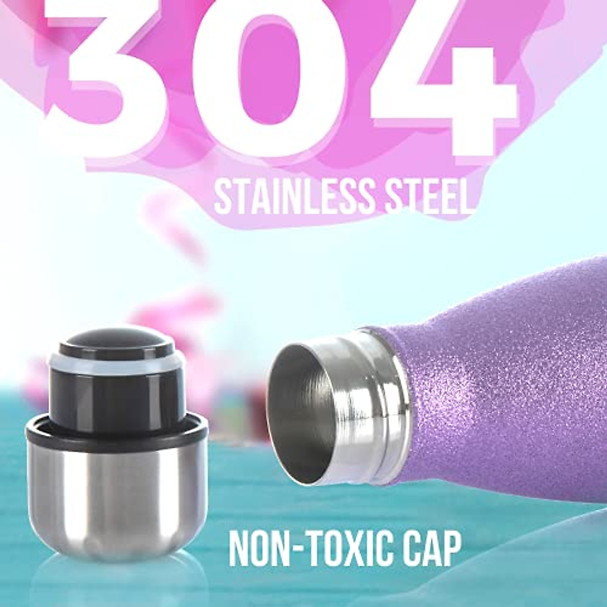 Onebttl 12 Year Old Girls Gifts, Tween Girl Gifts, Birthday Gifts for Girls 12-year-old, Novelty 12th Birthday Gifts for Girls, 17oz (500ml) Insulated Stainless Steel Bottle, Unique Box Included