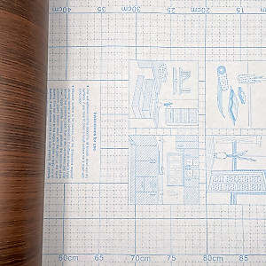 Yifely Brown Wood Grain Drawer Paper Self Adhesive Shelf Liner Slinding Door Night Stand Sticker 17.7 Inch by 9.8 Feet