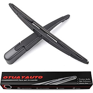 OTUAYAUTO Rear Windshield Wiper Set - Replacement for 2008-2012 Ford Escape, 2010-2018 Lincoln MKT Rear Wiper Arm and Rear Windshield Blade Assembly OE:8L8Z17526-C