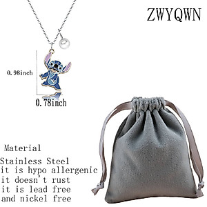 Ohana Family Earrings With Birthstone Ohana Jewelry for Women Family Friend Birthday Gifts for Friends Sister (necklace)