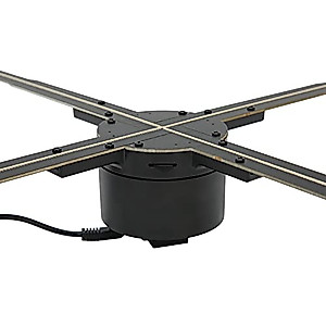 3D Holographic Advertising Machine Holographic Projector Fan 100-240V High Resolution For Shop For Windows For Hospital For Bar For IOS (US Plug)