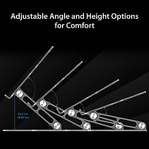 j5create Laptop Stand with USB C Dual HDMI Display Hub - 2 USB A 5Gbps, PD 100W with USB-C 5Gbps, Ethernet | Aluminum Computer Riser for MacBook and Windows Notebook (JTS427)