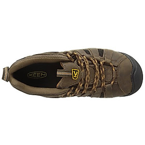 KEEN Voyageur Hiking Shoe - Men's Black Olive/Inca Gold, 14.0