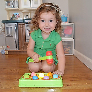 Catchstar Whack-a-mole Game Fast Reflexes Whack A Mole Game Counting Score Wack-a-mole Language Learning Musical Wack A Mole With Soft Hammer Educational Toy For Kids Toddlers Children Boys