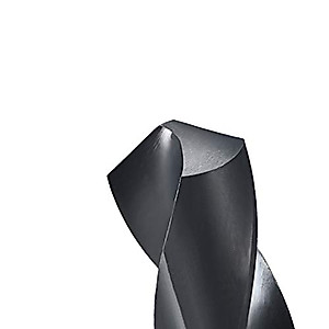 uxcell 20mm Reduced Shank Drill Bit HSS 6542 Black Oxide with 1/2 Inch Straight Shank