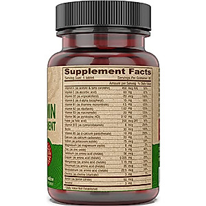 DEVA Tiny Tablets Vegan Multivitamins for Women & Men, Multivitamin Iron Free, Mineral Supplement, Vitamin C, Vitamin B Complex, Vitamin B12, Vitamin E, Zinc, Gluten free, 90 Tablets
