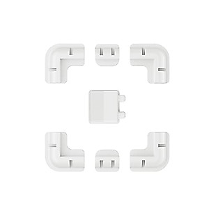 Alrska 7Pcs Solar Panel ABS Bracket Outdoor RV Yacht Flat Roof Camper Plastic Photovoltaic Bracket