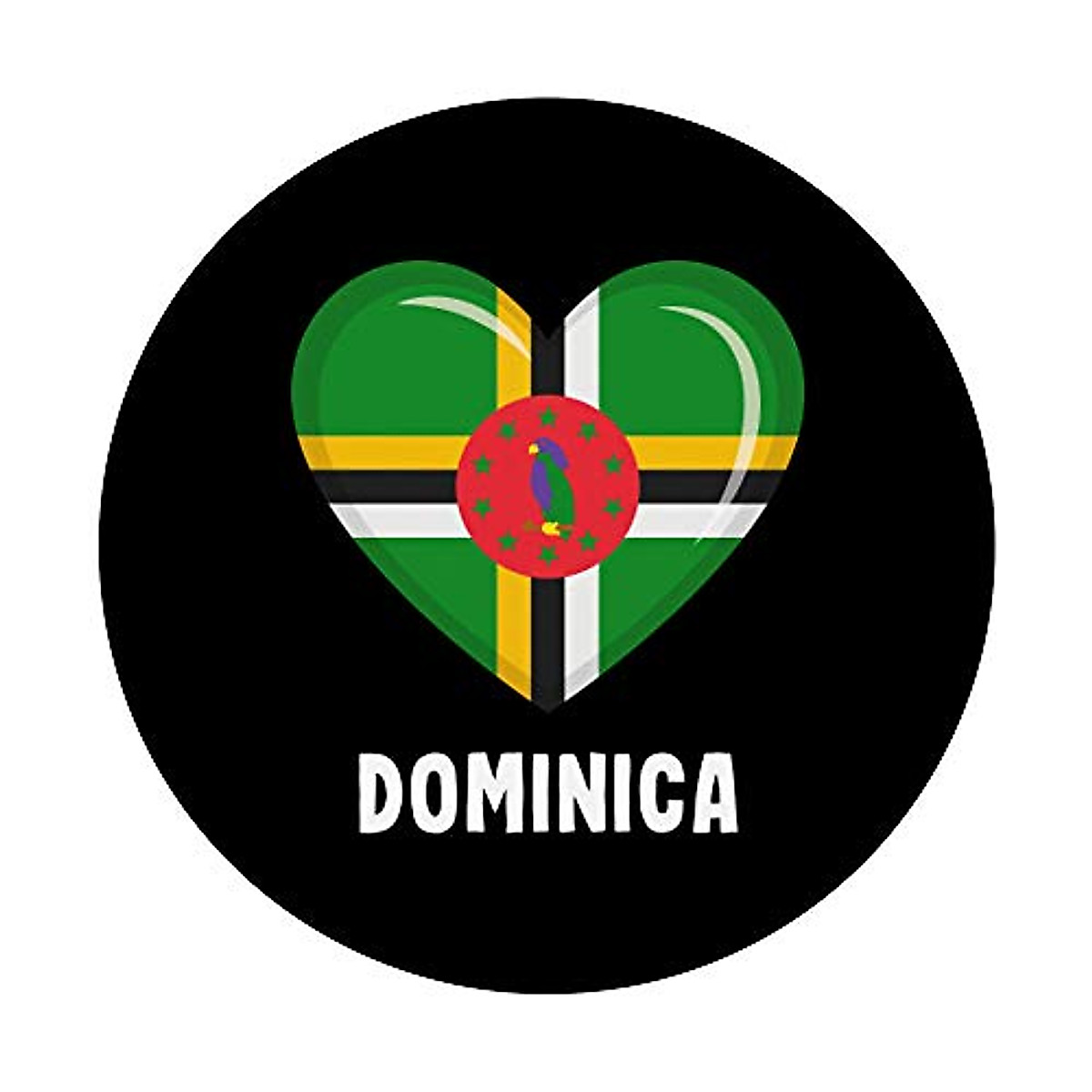 Dominica Flag Dominican Phone Grip PopSockets Grip and Stand for Phones and Tablets