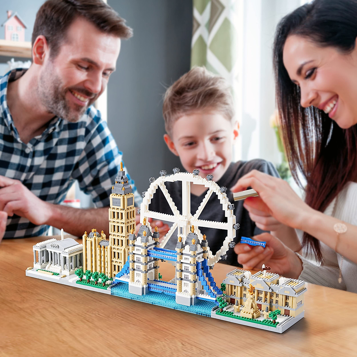 DOLBLOCK Architecture Micro Building Blocks Set London Skylines Series for Adult and Children Assembly, 3D Toy for Ages of 14+ - 3430 Pieces