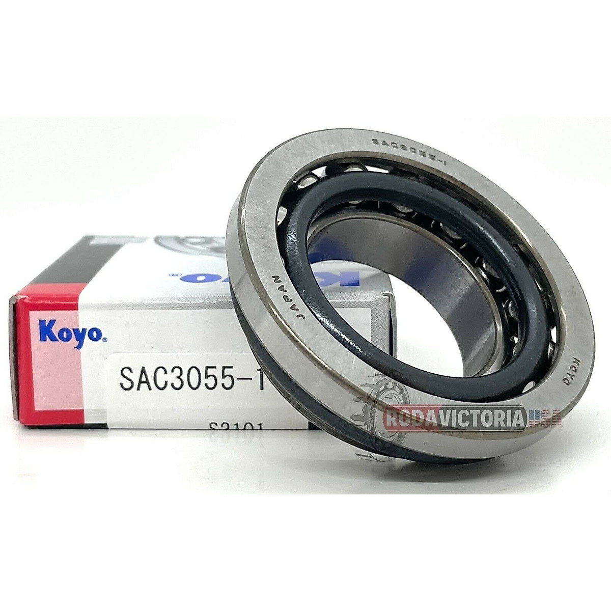 SAC3055-1 Steering Head Bearing 91016KT8005. Koyo Japan 30x55x10.5x17mm