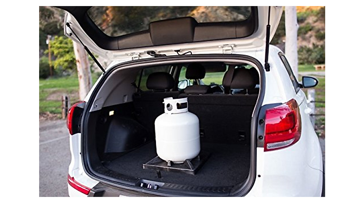 EZGO KRAN2 Propane Tank Holder - Secure & Stabilize LP Tanks