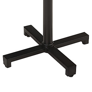 YPWRENH Adjustable Swivel Table Bar Table Bistro Table Square 19.7"x19.7"x29.5" Solid Reclaimed Wood for Dining Room, Kitchen or Living Room