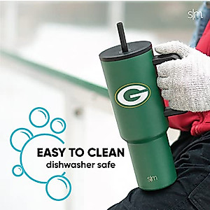 Simple Modern Officially Licensed NFL 40oz Tumbler with Handle and Straw Lid | Football Thermos Gifts for Men, Women, Christmas | Trek Collection | Dallas Cowboys