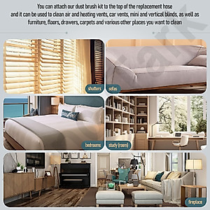 14-37-0105 18v/28v Wet/Dry Vac Hose Assembly for Milwaukee M18 Vacuum 0880-20 0970-20 w/Attachments Adapter Kit (Internal Storage)