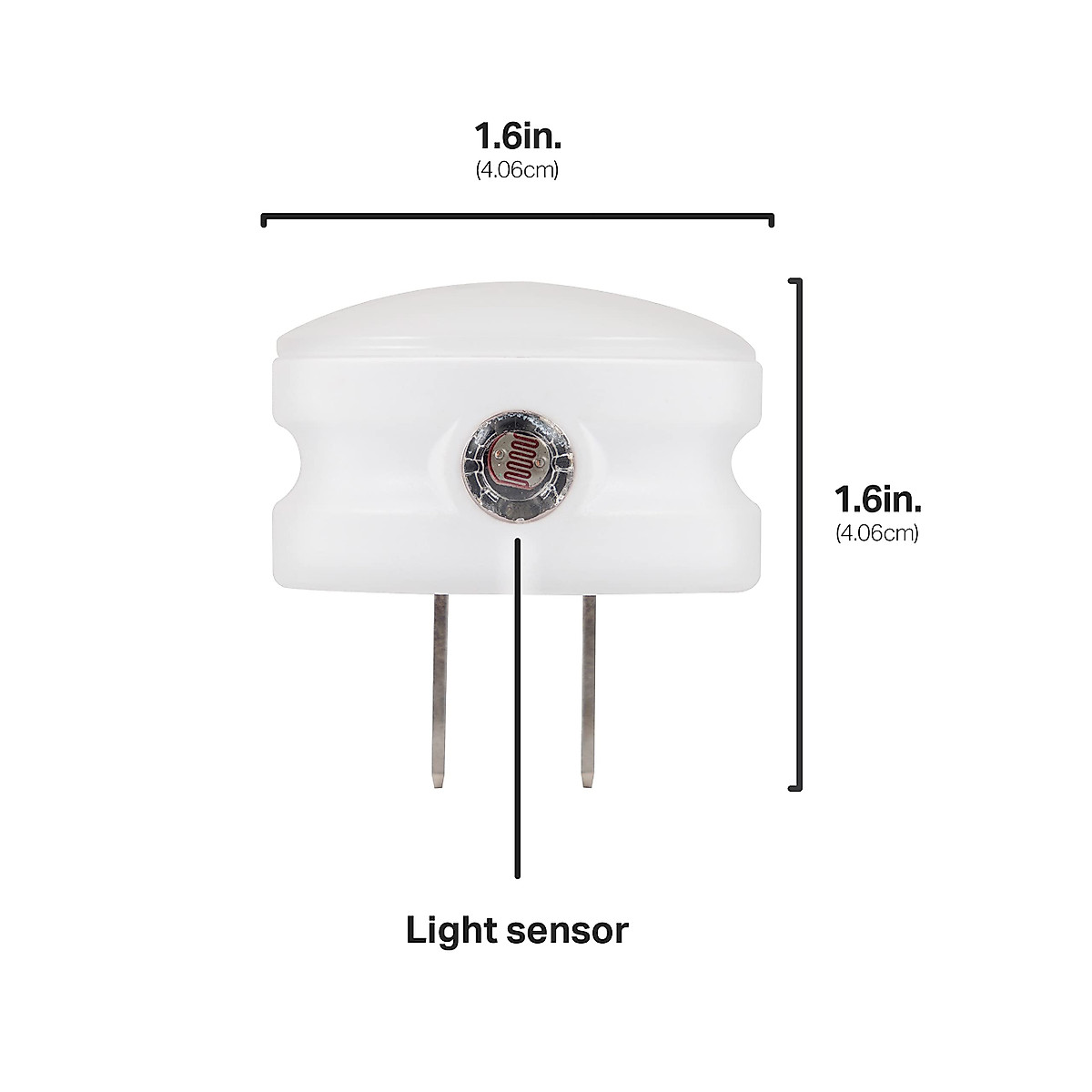 Lights By Night, Mini LED Night Light, Plug-In, Dusk to Dawn Sensor, Warm White, Compact, UL-Certified, Ideal for Bedroom, Bathroom, Nursery, Hallway, Kitchen, 45176, 6 Pack