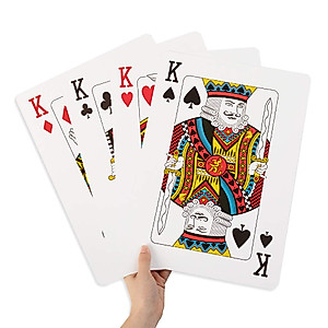 GAMELAND Super Jumbo Playing Cards (Humongous 10.5" x 14.5" Cards)