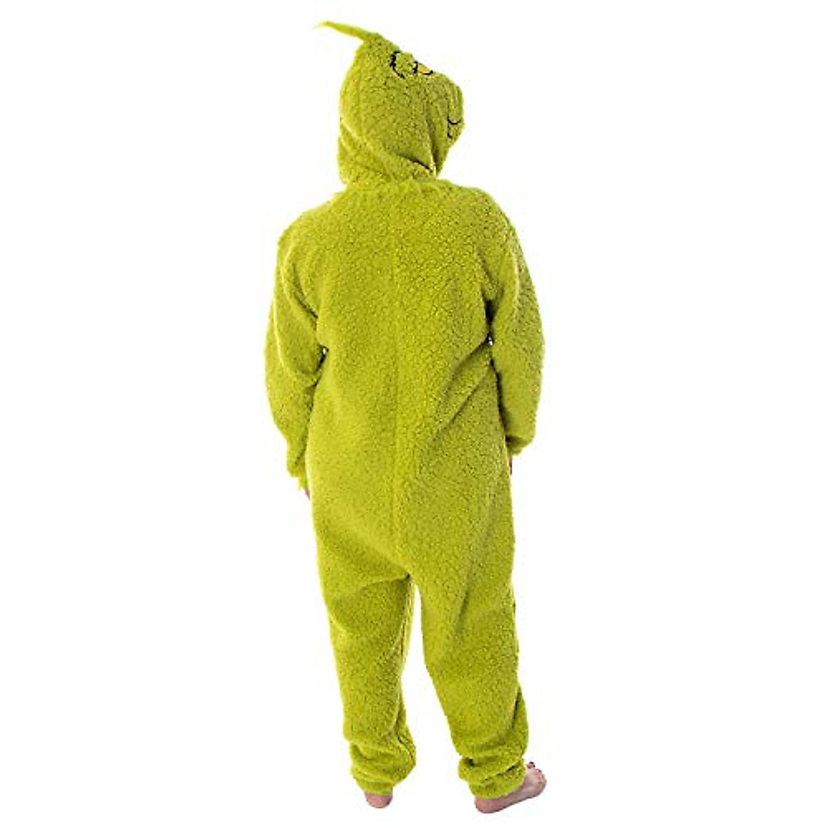 Dr. Seuss The Grinch Who Stole Christmas Matching Family Costume Pajama Sherpa Union Suit For Women Men (MD)