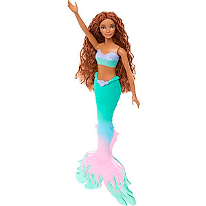 Mattel Disney The Little Mermaid Sing & Dream Ariel Fashion Doll with Signature Tail, Toys Inspired by the Movie