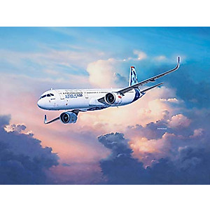 Revell RV04952 1:144-Airbus A321 Neo Plastic Model kit, Multi-Color