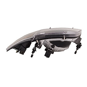 HEADLIGHTSDEPOT Black Housing Halogen Headlights Compatible with Ford Expedition F-150 Lightning SVT Harley Includes Left Driver and Right Passenger Side Headlamps