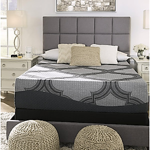 Signature Design by Ashley King Size 12 Inch Hybrid Mattress with Cooling Gel Memory Foam and Lumbar Support Form
