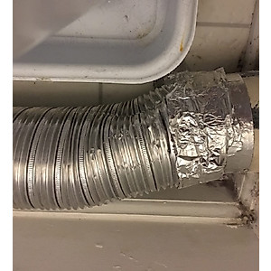 BlueNatHxRPR 1 inch x 65 feet Thickness 4.0 mil/0.1mm Aluminum Foil Tape Aluminum Air Duct Tape Professional Adhesive Aluminum Foil Tape for HVAC Pipe Repairs or More 3 Rolls