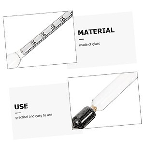 CHILDWEET Hydrometer Mud Making Supplies Petroleum Meter Liquid Measuring Device Liquid Tester for Liquid Measuring Tools Liquidometer Liquid Meter Measure Tool Distilling Supplies Glass